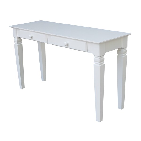 International Concepts Rectangle Java Console Table with 2 Drawers, in W X in L X in H, Wood ...